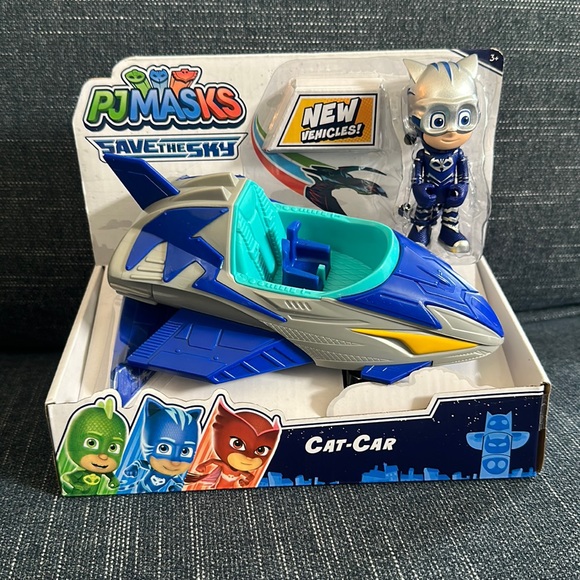 Disney | Toys | New Pj Masks Core Plus Save The Sky Catcar And Catboy ...
